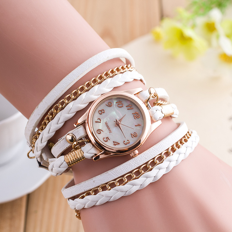 Bright Color Multilayer Woven Watch on Luulla