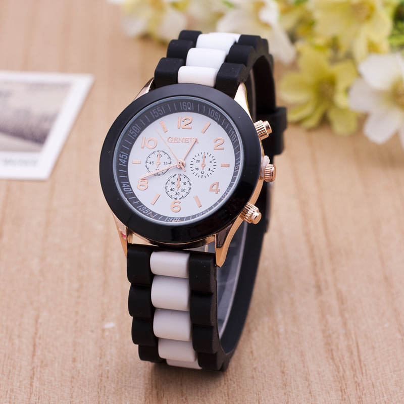 Double Color Silicone Fashion Watch on Luulla