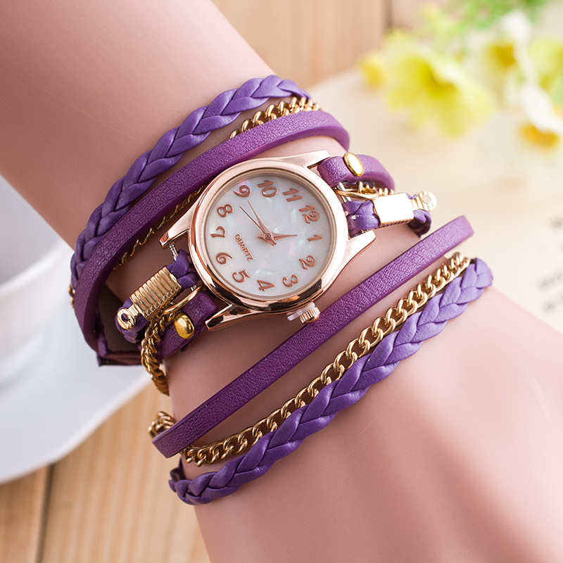 Crystal Woven Multilayer Watch on Luulla