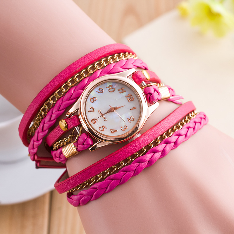 Crystal Woven Multilayer Watch on Luulla