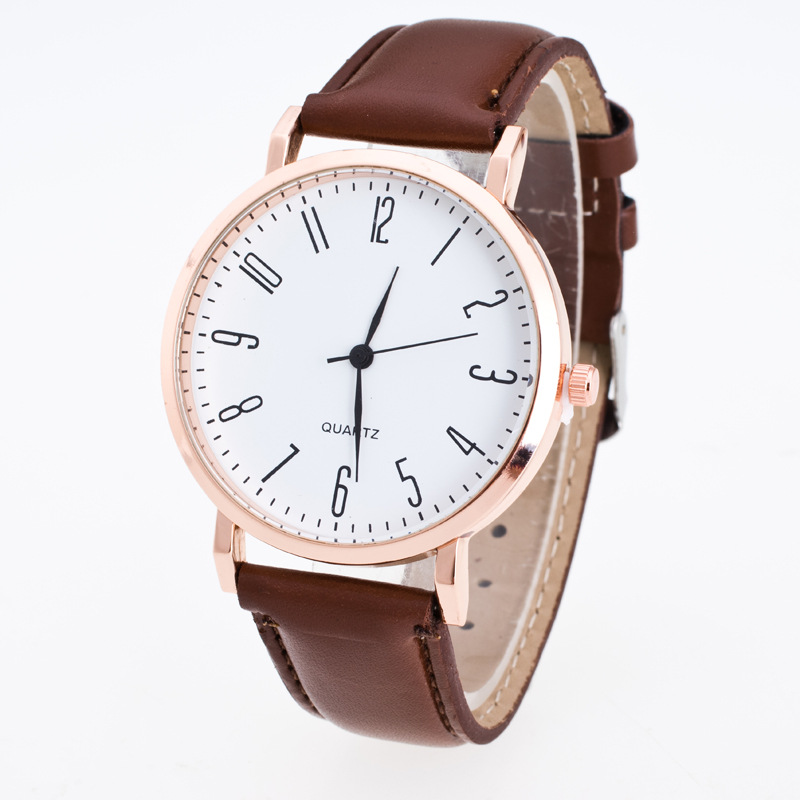 Classic Fashion Leather Quartz Watch on Luulla