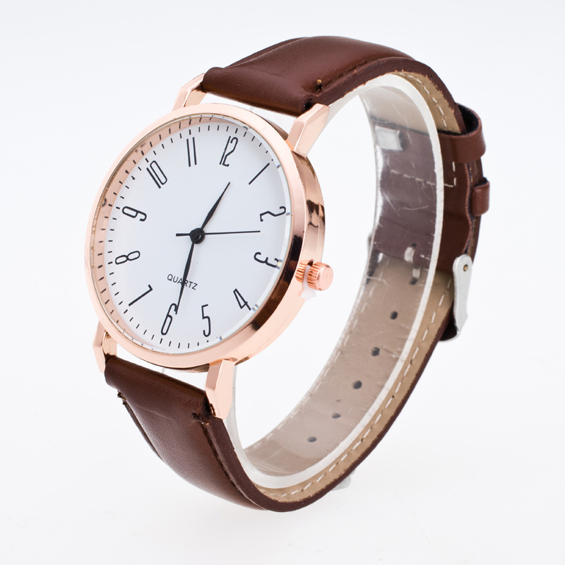 Classic Fashion Leather Quartz Watch on Luulla